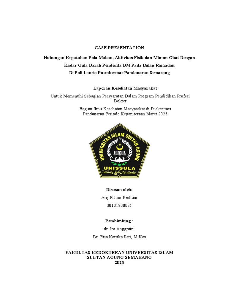 Case Presentation (DM) | PDF