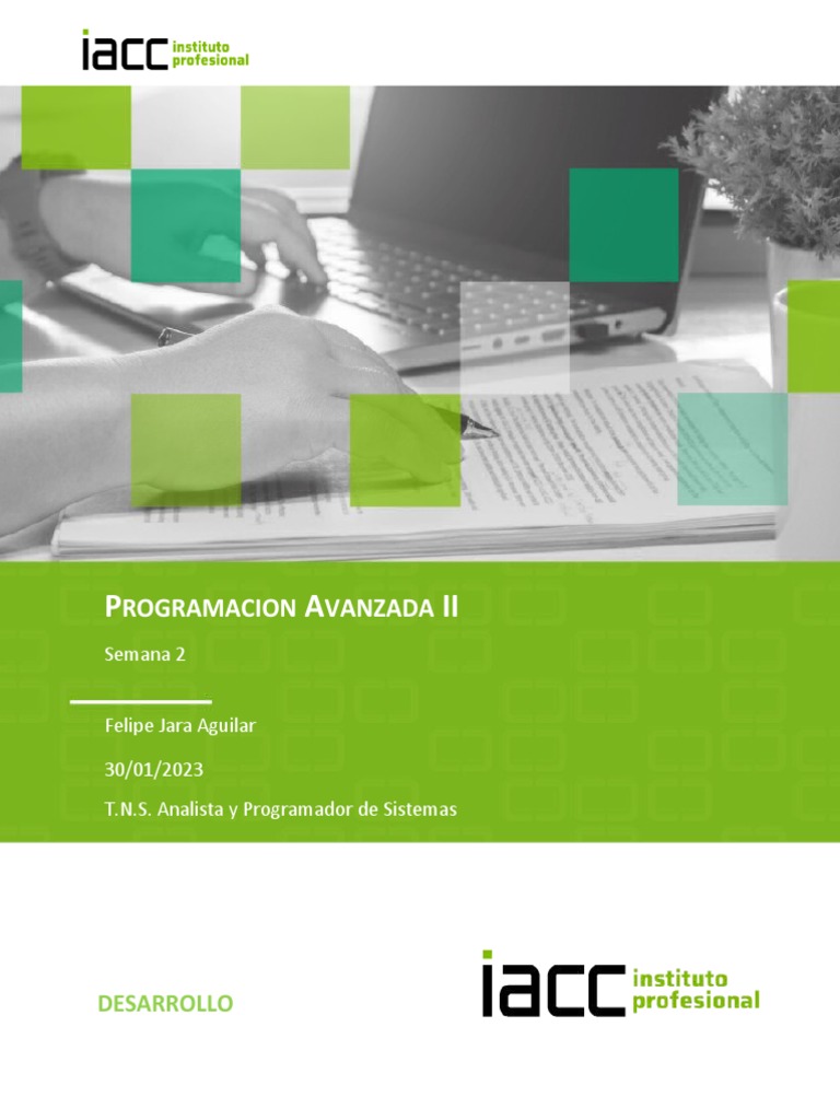 Semana 2 - Programacion Avanzada II | PDF | Python (lenguaje de ...