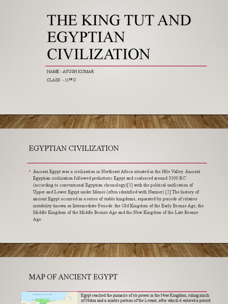 Egyptian Civilization and King Tut Class 11th | PDF | Tutankhamun ...