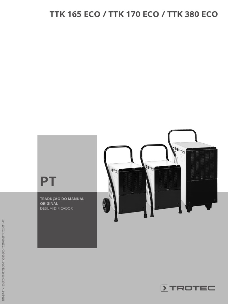 Manual TTK 165 Eco PT | PDF | Umidade | Física Aplicada e Interdisciplinar
