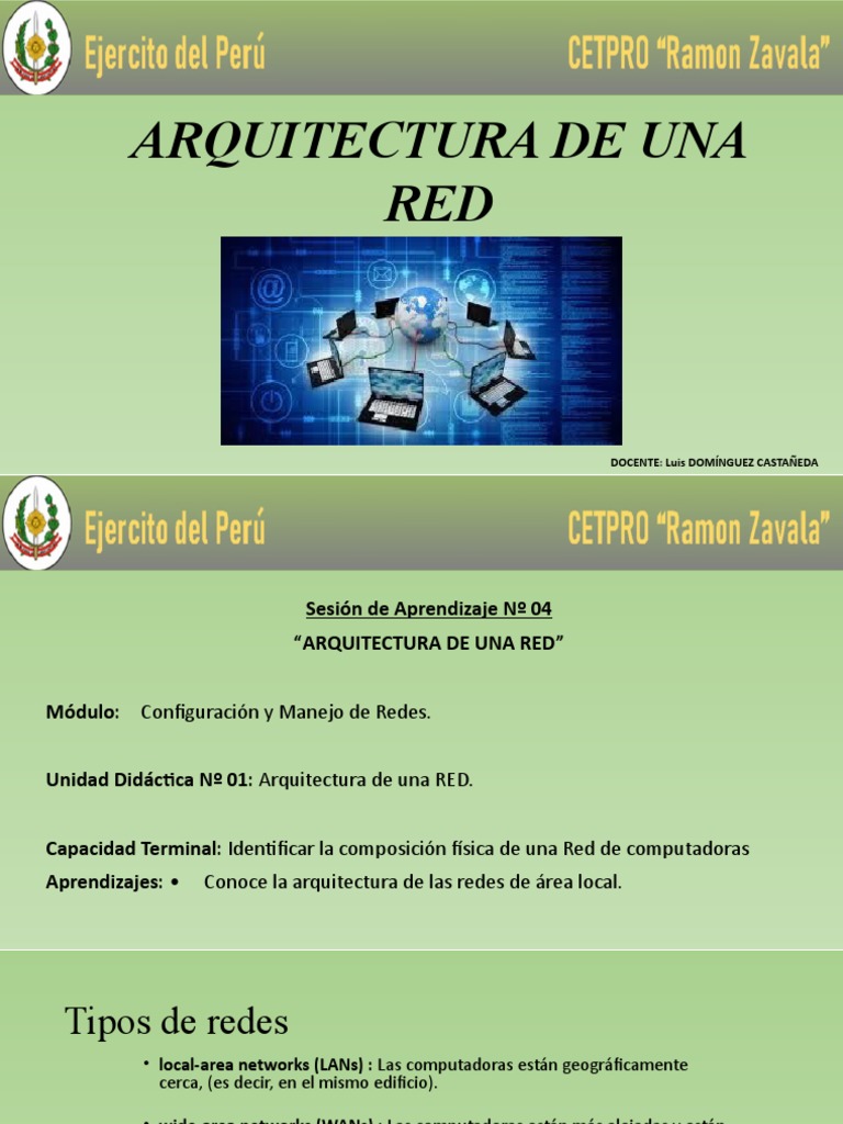 Sesion 05 Arquitectura de Una Red | PDF | Red de computadoras ...