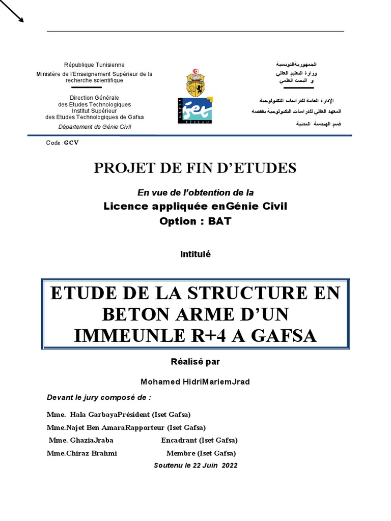 Pfe Mariem + Hama | PDF | Béton armé | Béton
