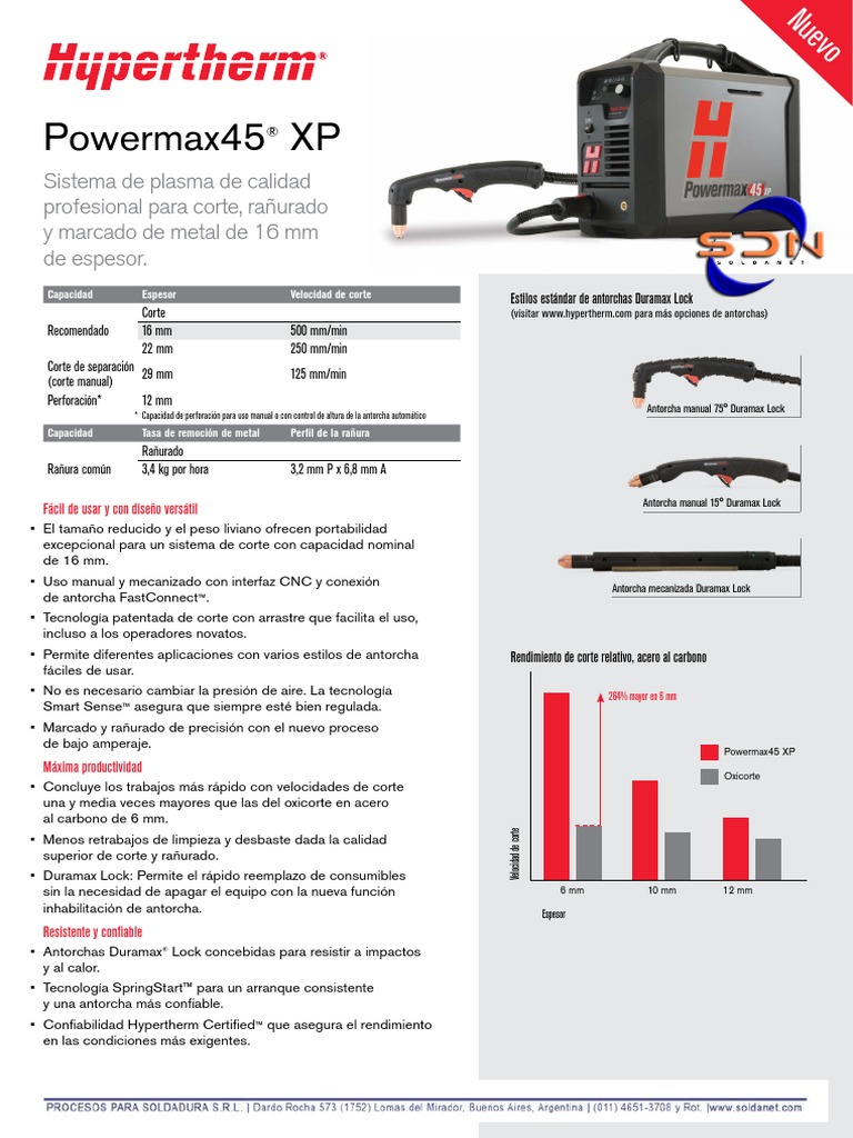 PMX45XP | PDF | Perforación | Acero