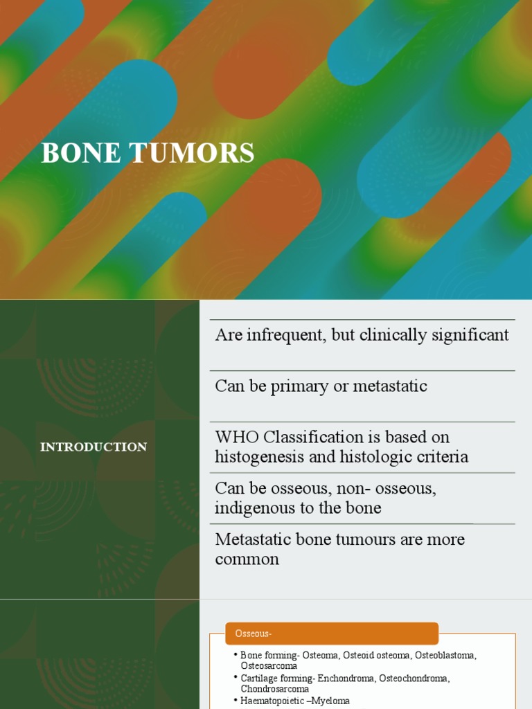 Bone Tumours Pdf Bone Metastasis