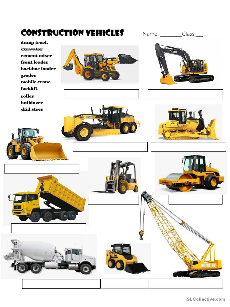 Construction Vehicles | PDF