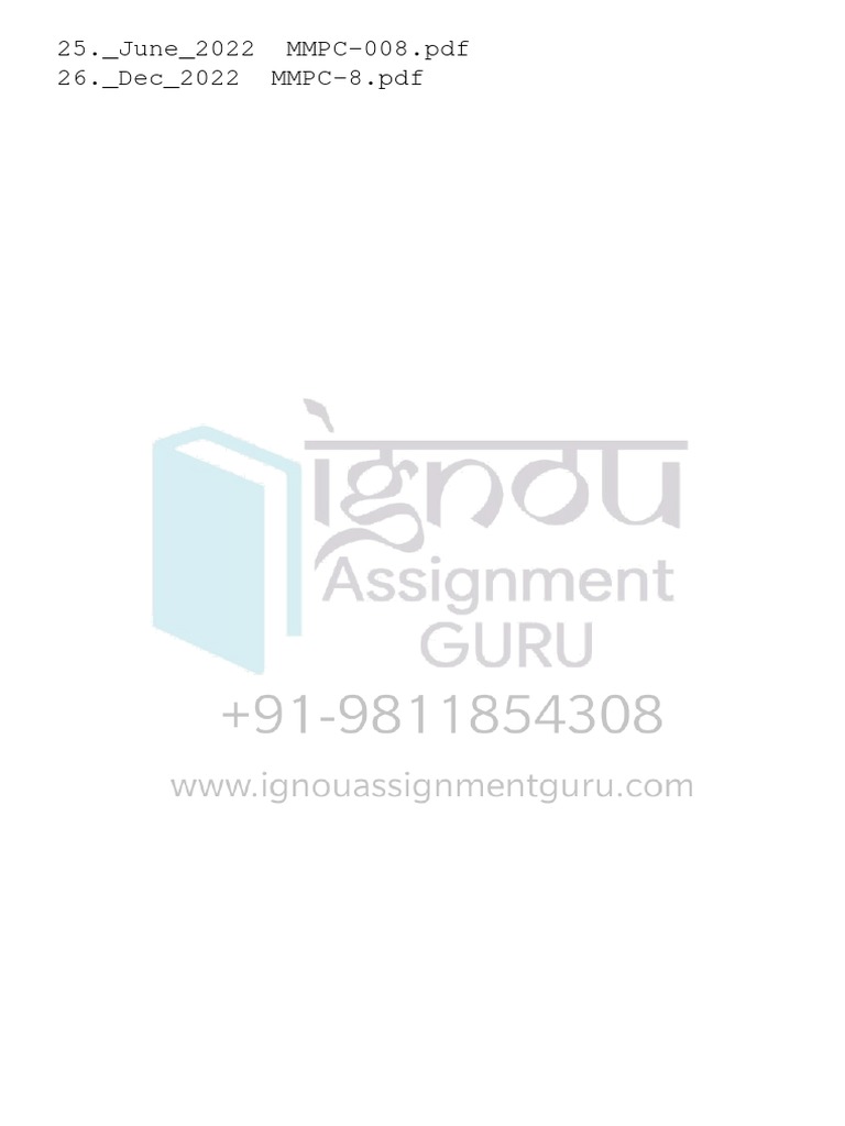 MMPC 008 | PDF | Databases | Information