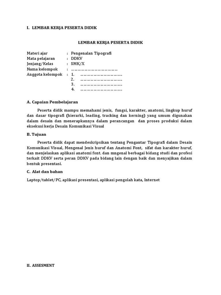 LKPD DDKV Modul 3 | PDF | Seni | Sains & Matematika