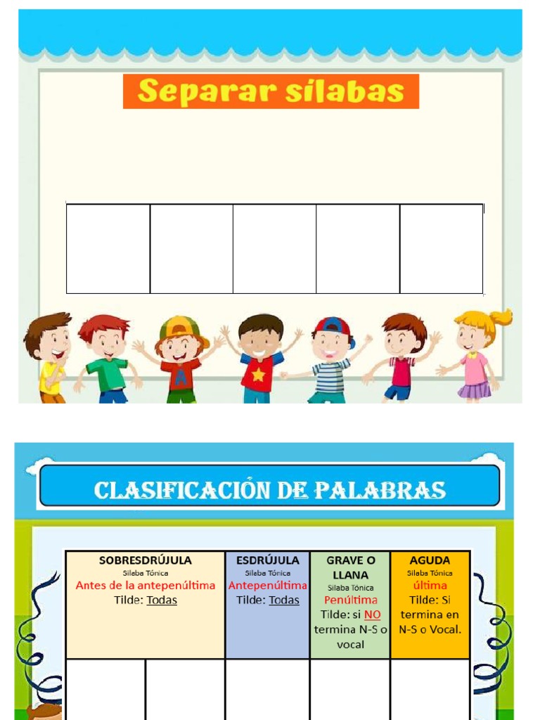 Clasificacion de Palabras | PDF