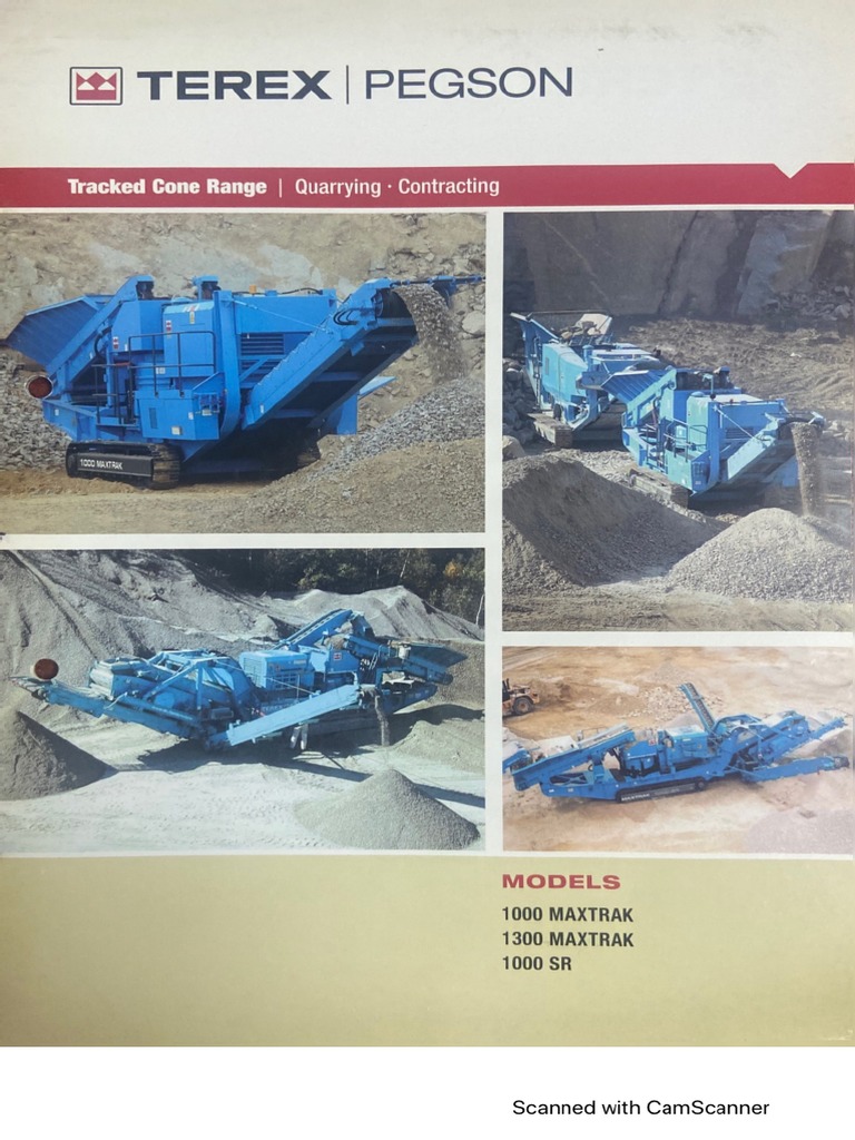 Ficha Tecnica Terex Pegson | PDF