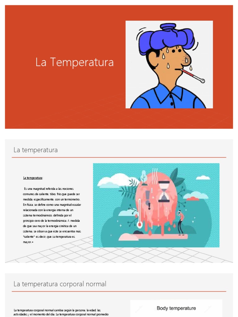 Guía sobre Temperatura Corporal y Métodos | PDF | Temperatura ...