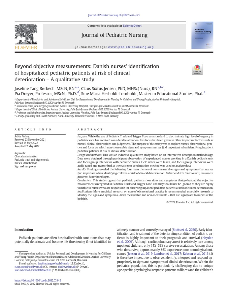 1 s2.0 S0882596322001294 Ing | PDF | Focus Group | Nursing