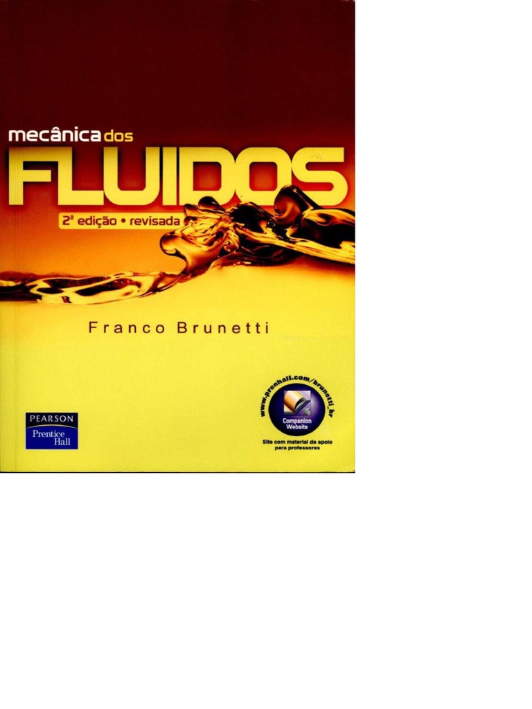 Mecânica Dos Fluídos (2° - Edição) - FRANCO BRUNETTI - PDF - TOAZ ...