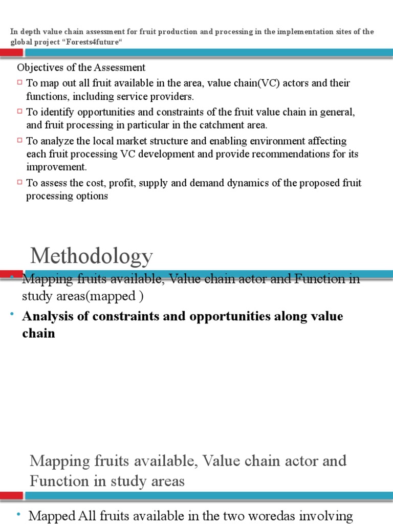 Presentation - Fruit Value Chain - GIZ | PDF | Banana | Prices