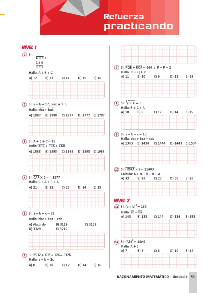 RM - Criptoaritmetica - Secundaria | PDF
