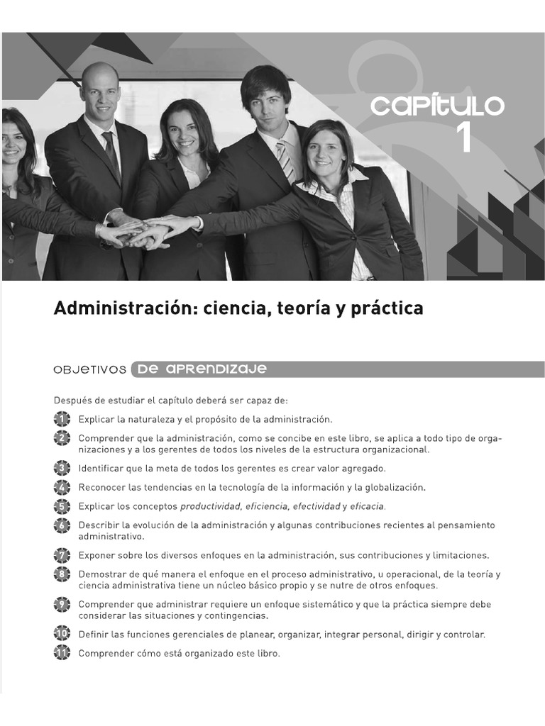 Unidad I Introduccion A La Administracion - Ciencia Teoria y Practica | PDF