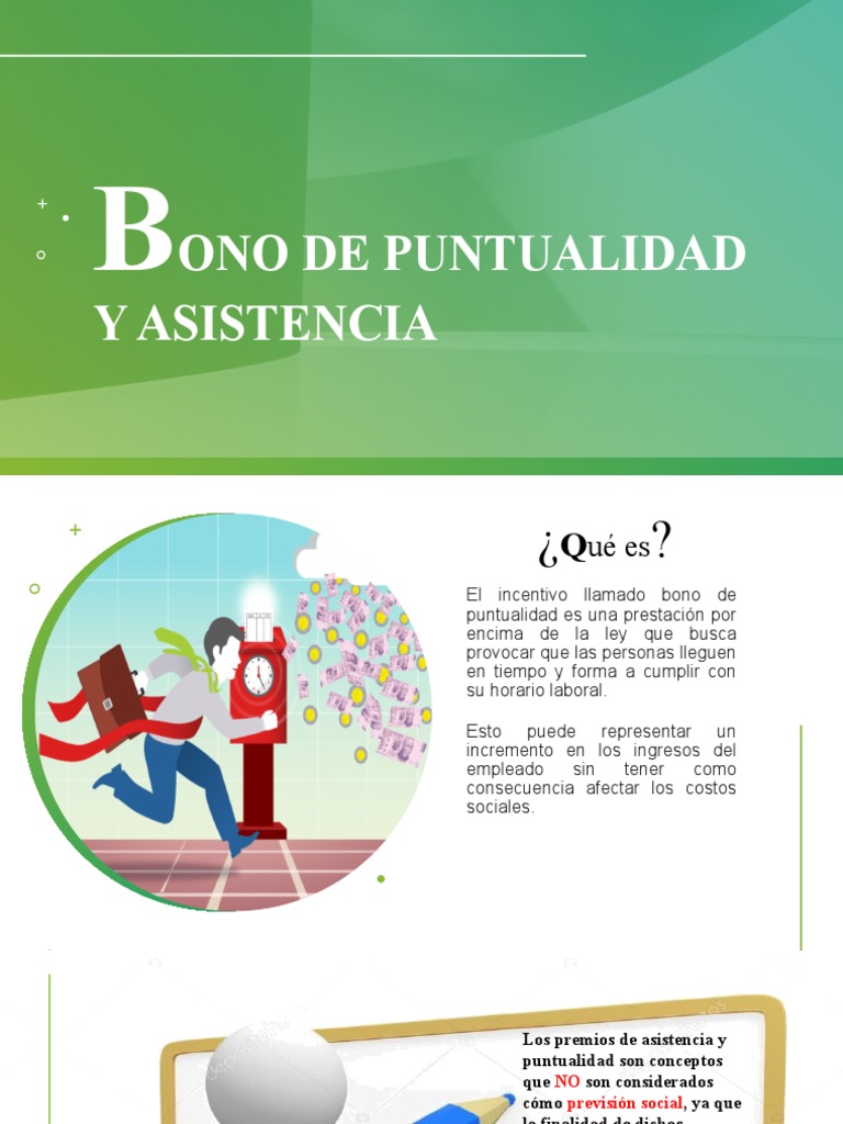 Bono de Puntualidad y Asistencia | PDF