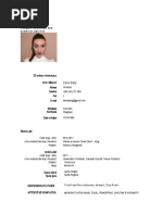 CV Format Shqip | PDF