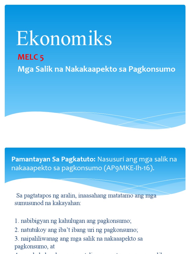 G9 Melc 5 | PDF