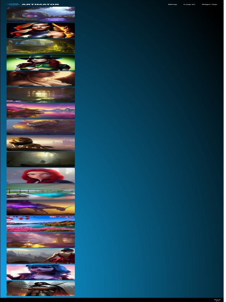 Artimator - Free AI Artwork Generator | PDF