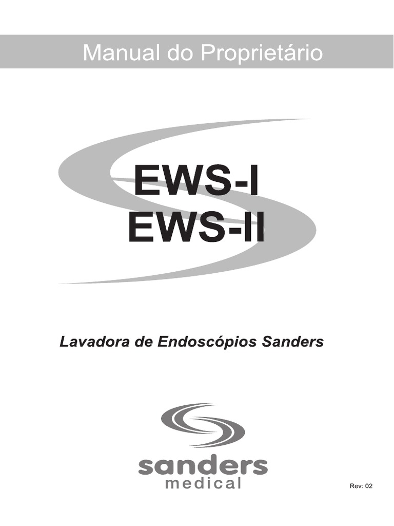 115.015.001 - Manual Lavadora Endoscopio EWS - R2 | PDF