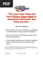 Step-by-Step Car Painting Guide | PDF | Paint | Industrial Processes