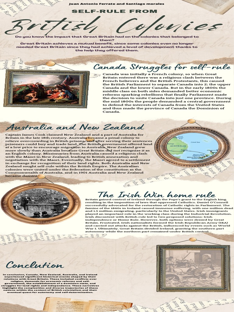 Self-Rule From British Colonies Infographic | PDF | British Empire ...