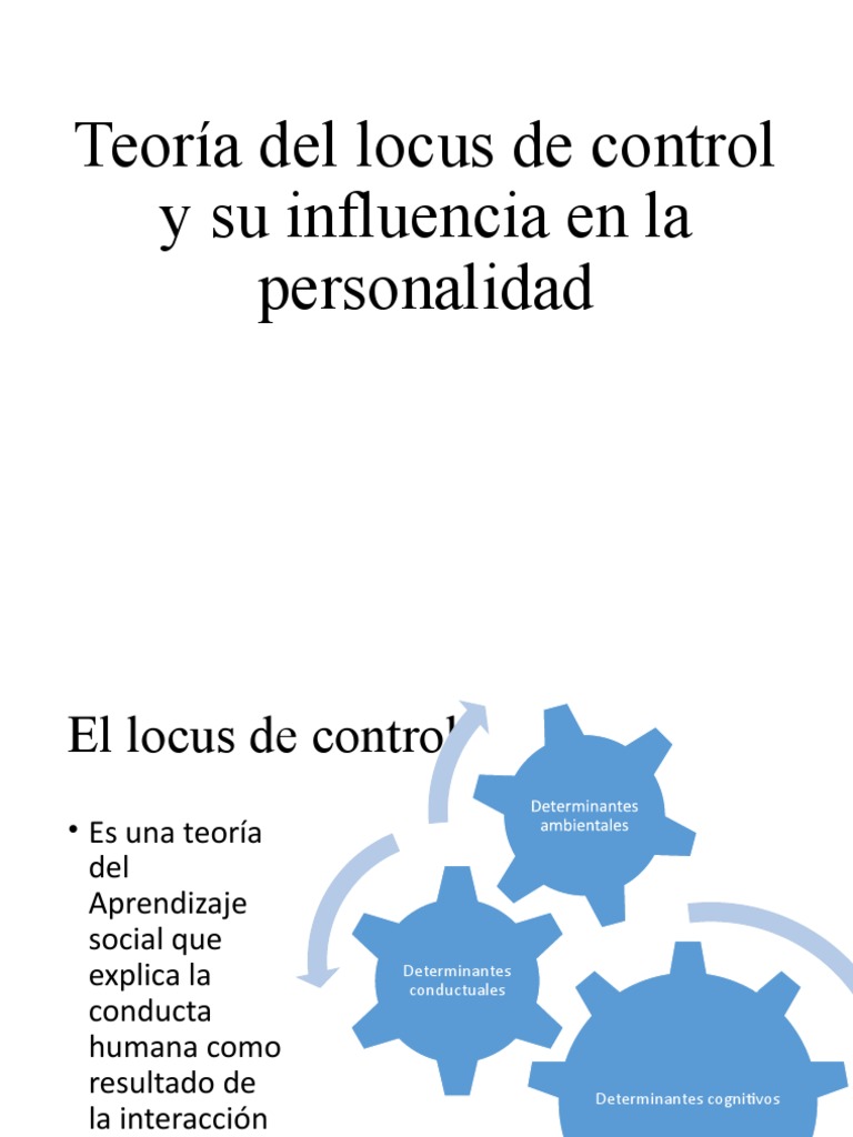 Teoría Del Locus de Control y Su Influencia en La Personalidad | PDF | Resiliencia psicológica ...