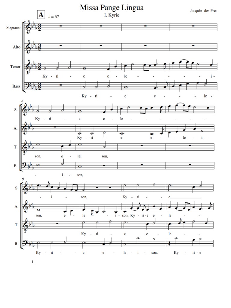 Musica, Polifonia Partitura | PDF