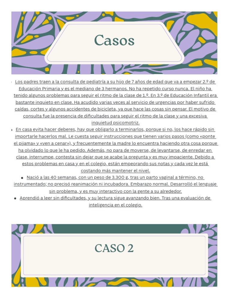Casos: Caso 2 | PDF