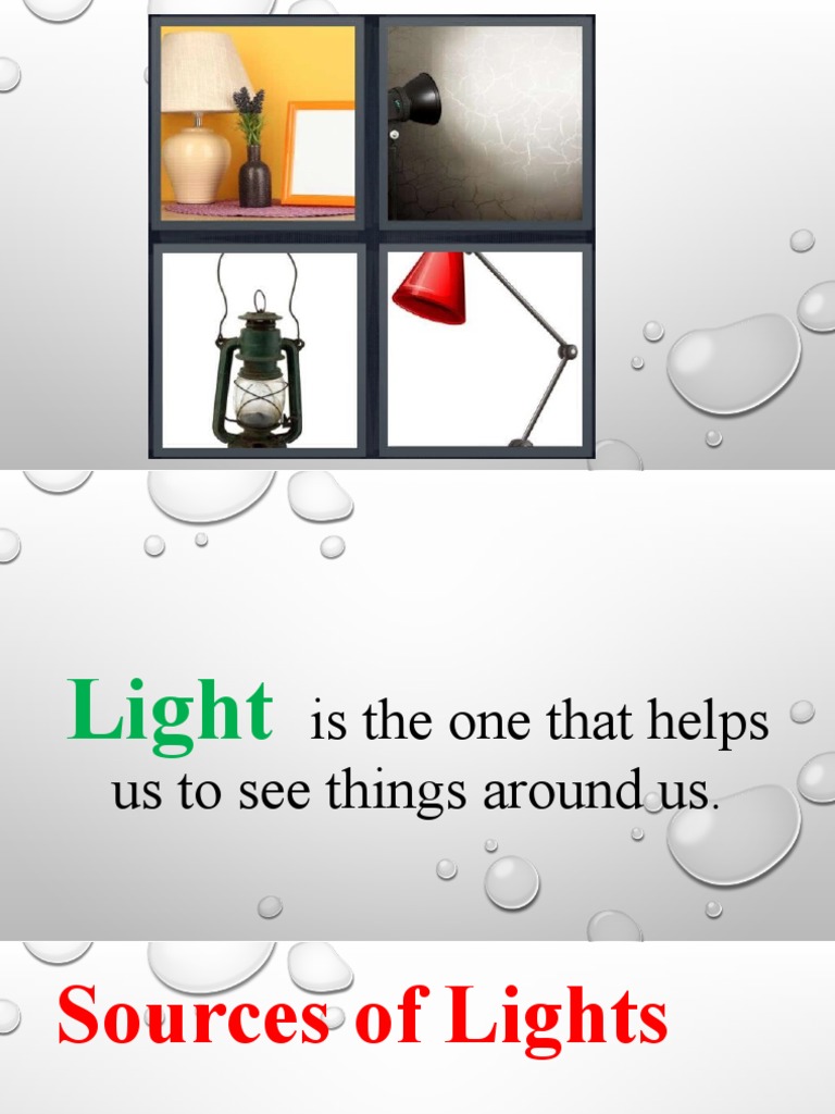 Lights Grade 3 Science | PDF