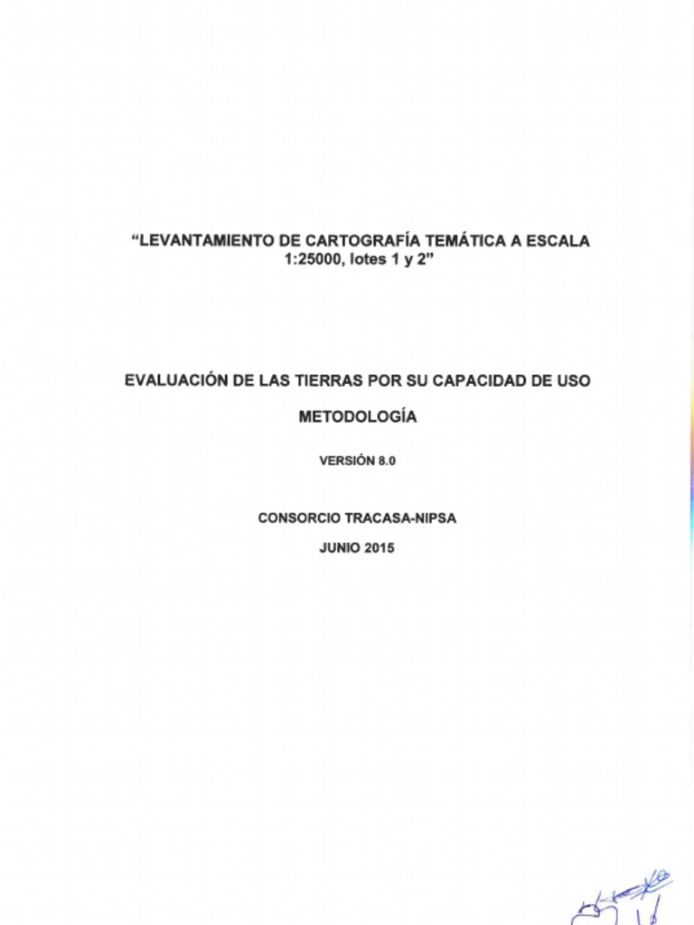 Met - Evaluacion - Tierras - Calidad - Uso-Geopedologia - L - 1y2 ...