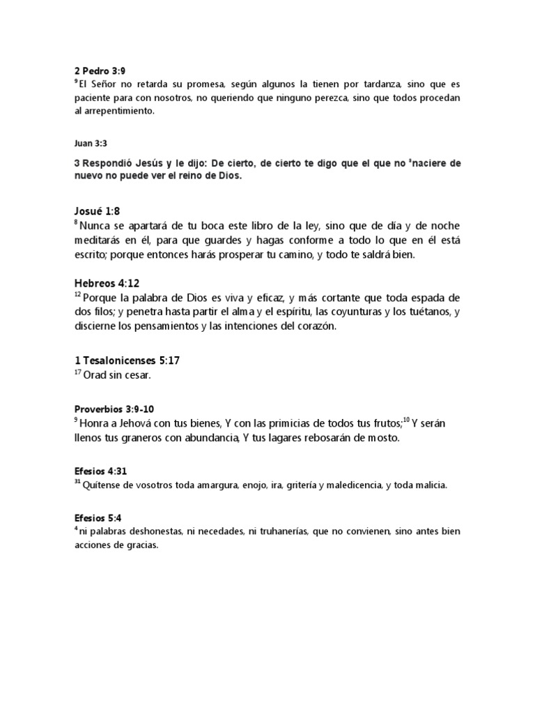 Completar Los Versículos | PDF | Creencia religiosa y doctrina | Biblia