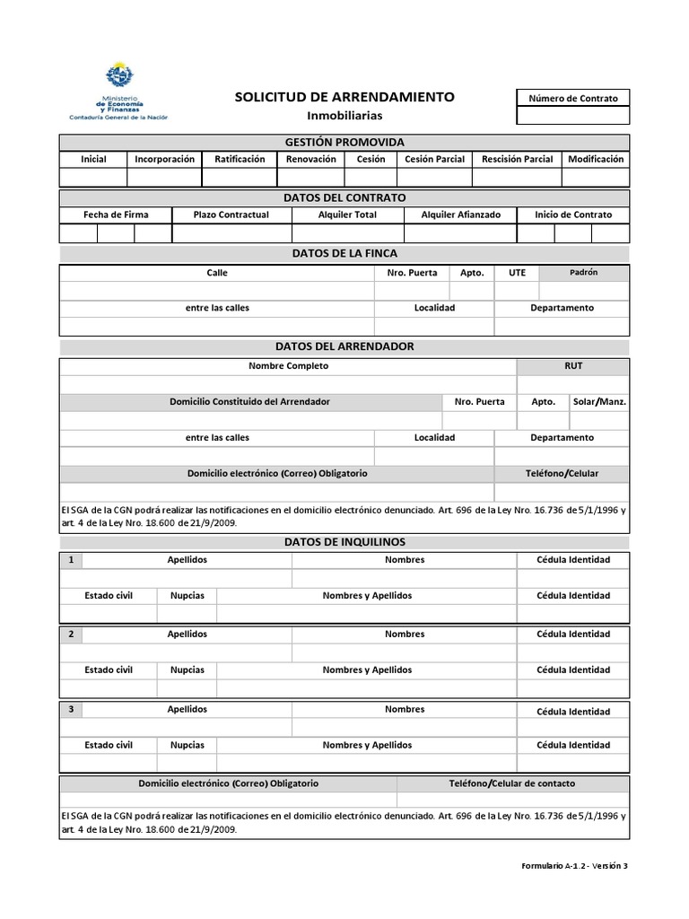 A1.2 v3 Sol de Arrend INMOBILIARIAS-13 | PDF | Impuestos | Economias