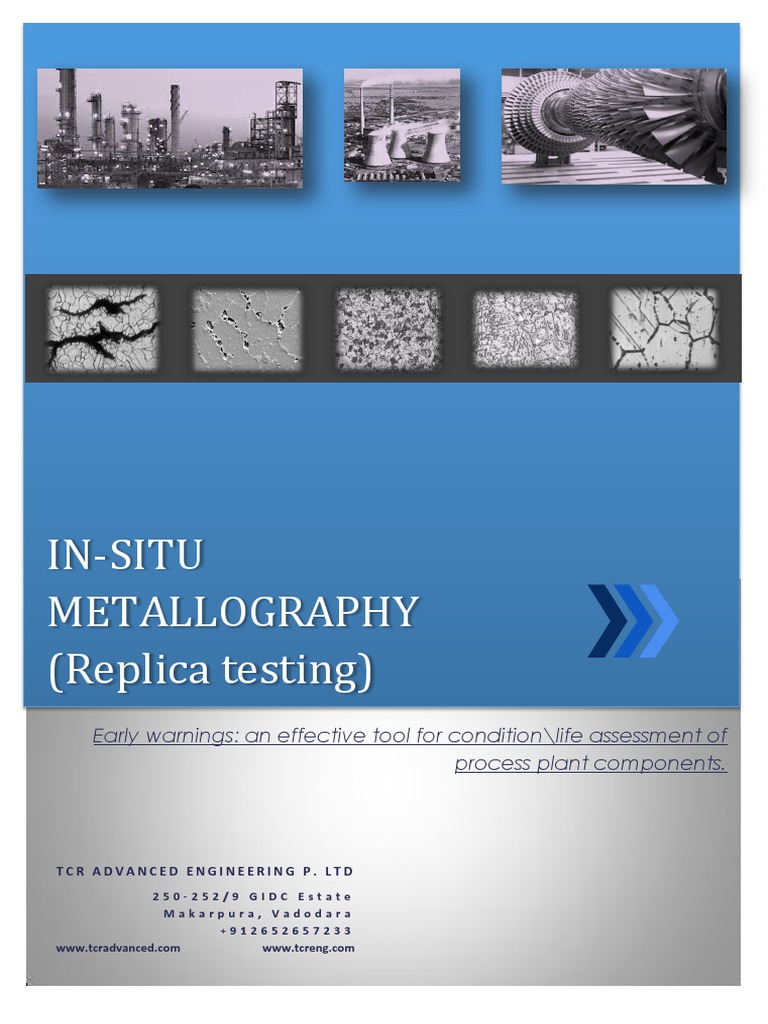 Insitu Metallography R2 | PDF | Metallurgy | In Situ