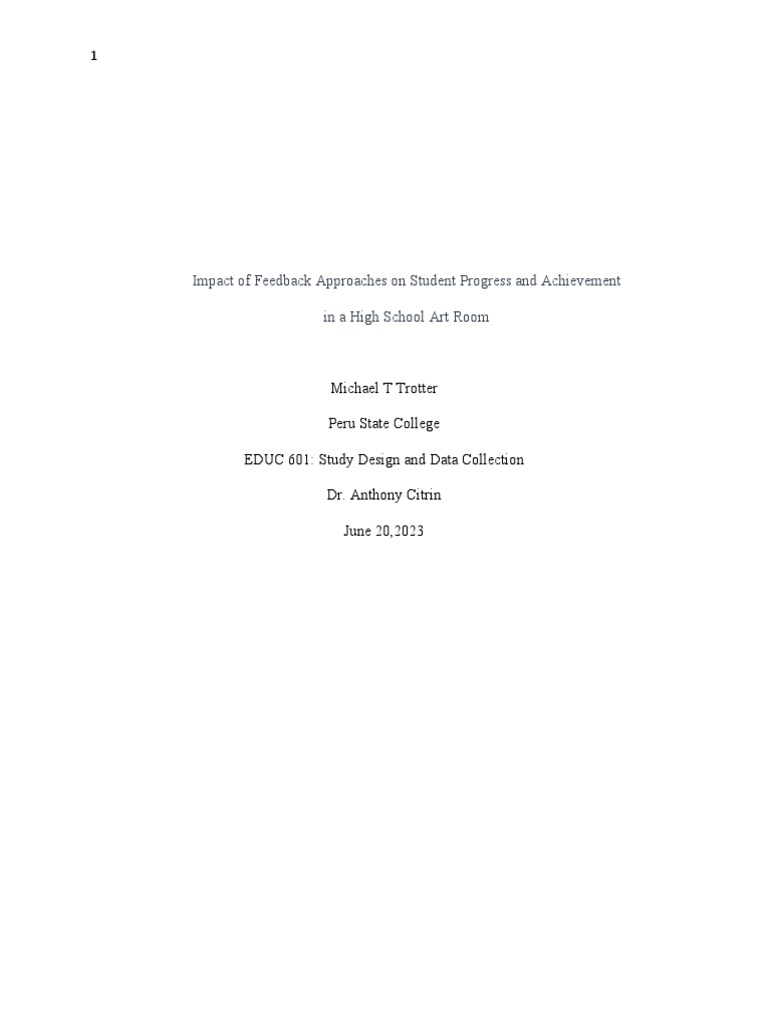 Trotter 601 Research Paper Chapter 1 Draft | Download Free PDF ... Trotter 601 Research Paper Chapter 1 Draft | Download Free PDF ...
