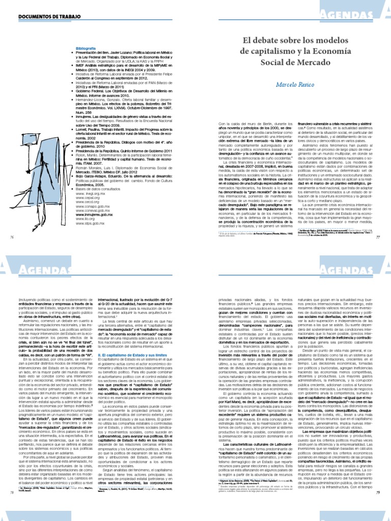 Debate Modelos Social Mercado | PDF | Capitalismo | Estado (política)