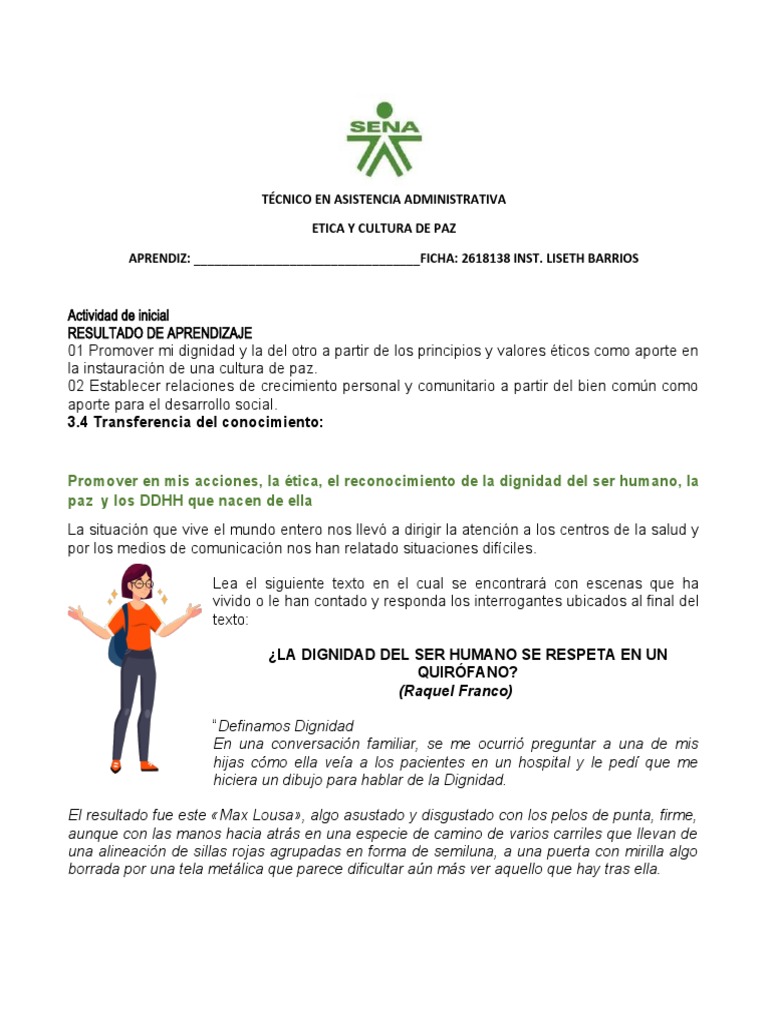 Brayan Villegas | PDF | Paz | Bienestar