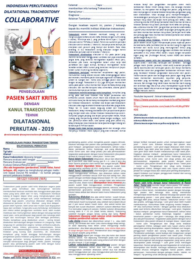 01 Leaflet IC Pra Dan Paska TDP Indonesian PDT Collaborative | PDF
