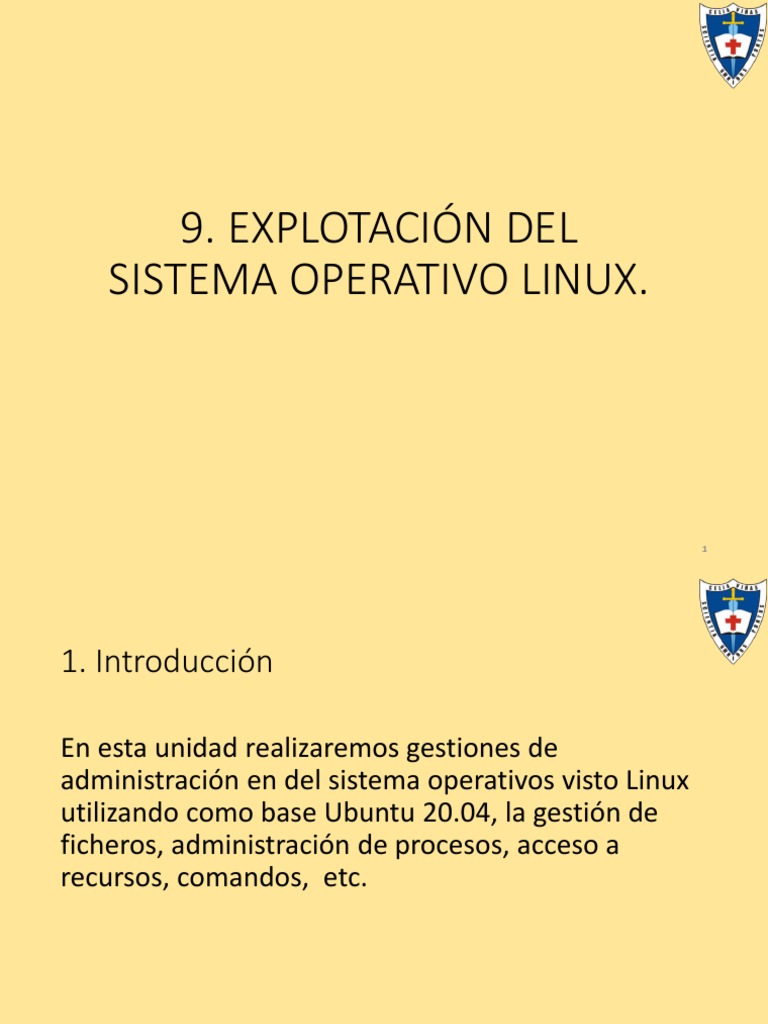 Unidad Sistemas Operativos | PDF | Archivo de computadora | Distribución de Linux