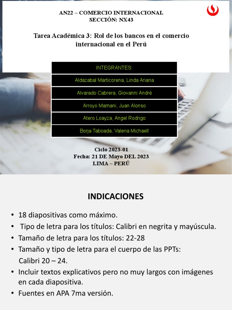Ta3 Grupo 1 NX43 | PDF | Bancos | Comercio