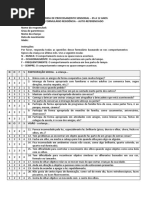 Escala Das Atividades Da Vida Diária - Avd | PDF | Roupas | Dinheiro