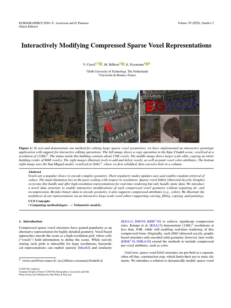 ModifyingCompressedVoxels Main | PDF | Voxel | Pointer (Computer Programming)