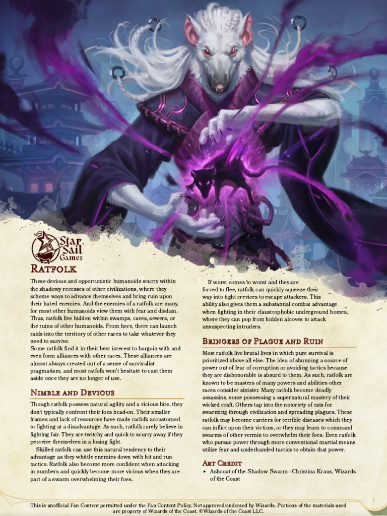 Ratfolk (DND) | PDF