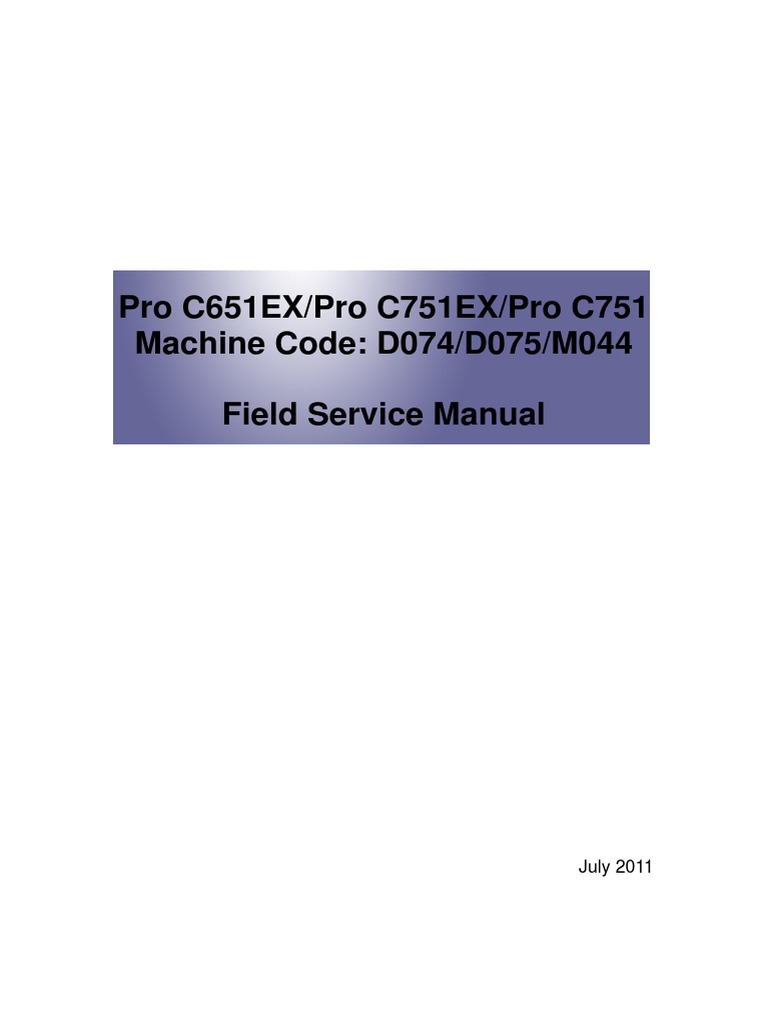 Pro-C751 FSM en Final 220811 | PDF | Electrical Connector | Fuse ...