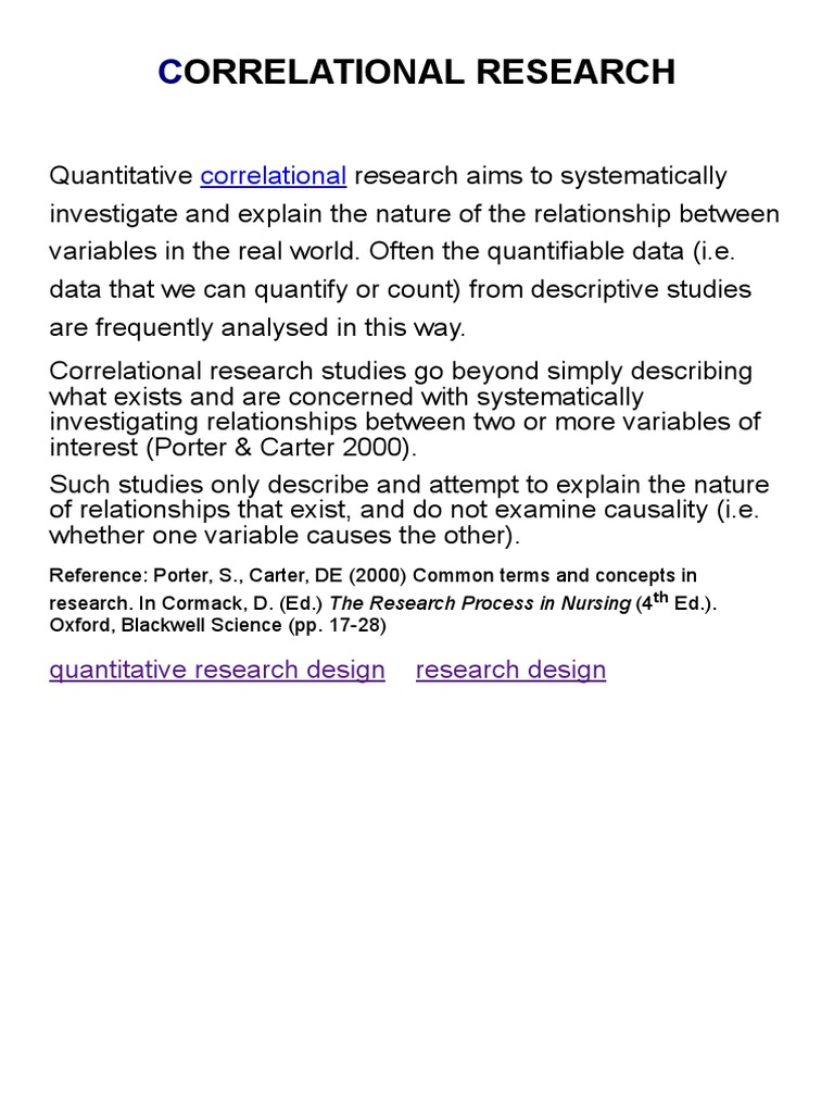 Correlational Research | PDF