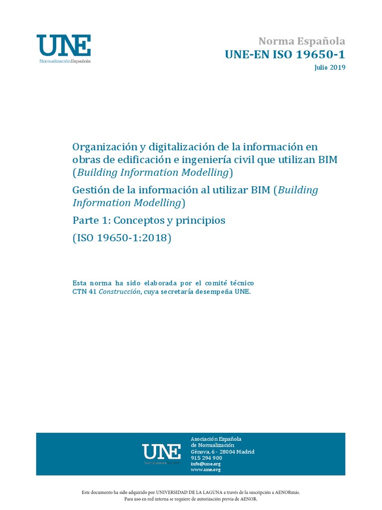 Iso 19650-1 | PDF | Evaluación del ciclo de vida | Organización ... Iso 19650-1 | PDF | Evaluación del ciclo de vida | Organización ...