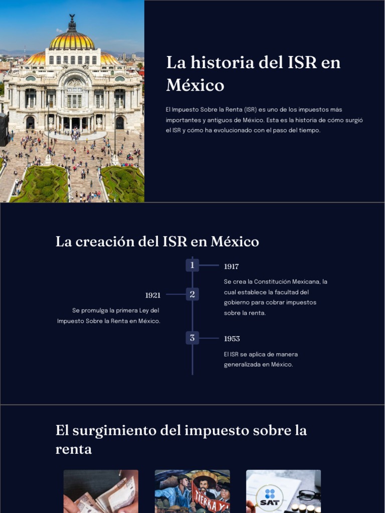 La Historia Del ISR en Mexico | PDF | Impuesto sobre la renta | Impuestos