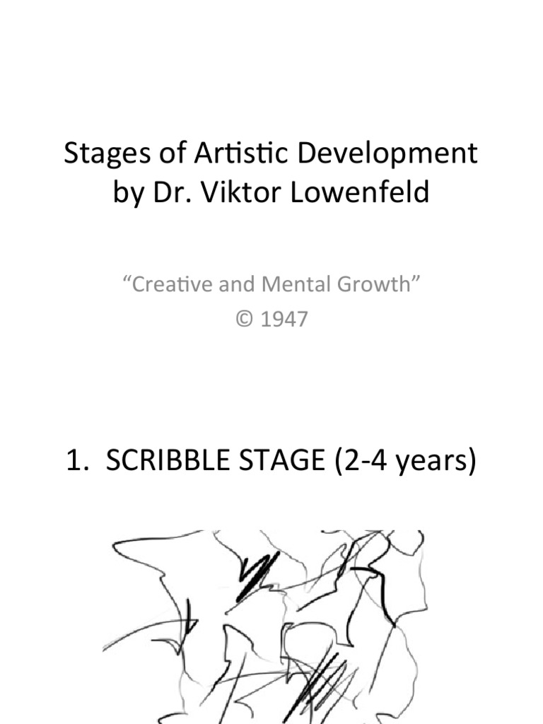 Lowenfeld's Stages of Artistic Development | PDF | Foreign Language ...