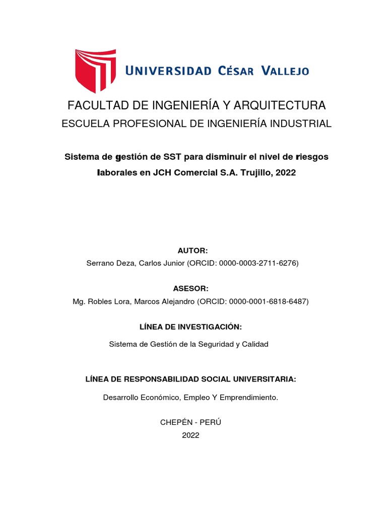 Serrano DCJ SD | PDF | Riesgo | Neumático