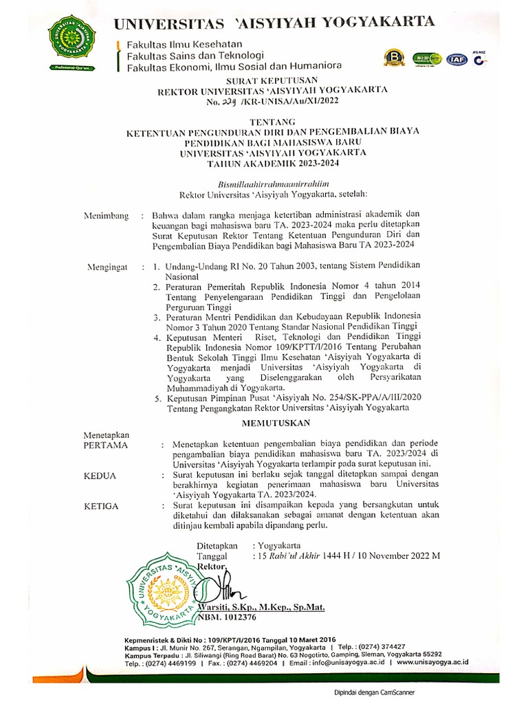 SK-Pengunduran-Diri-2023-2024-1 | PDF